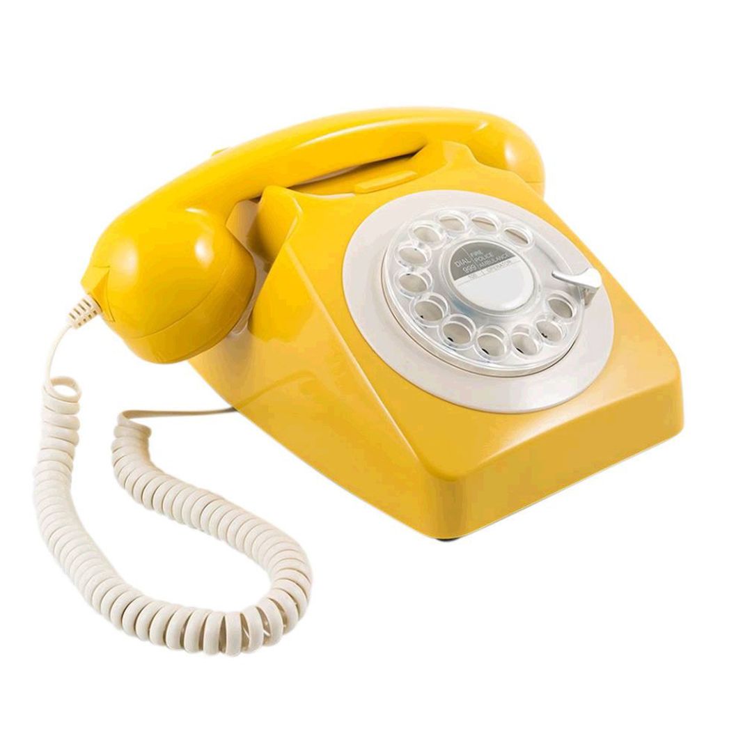 GPO 746 Draaischijf Retro Telefoon Rood