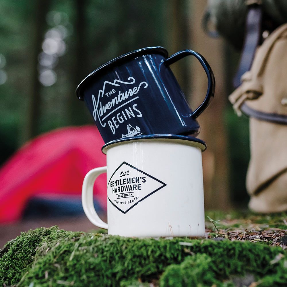 Gentlemen’s Hardware Retro Emaille Mok Crème