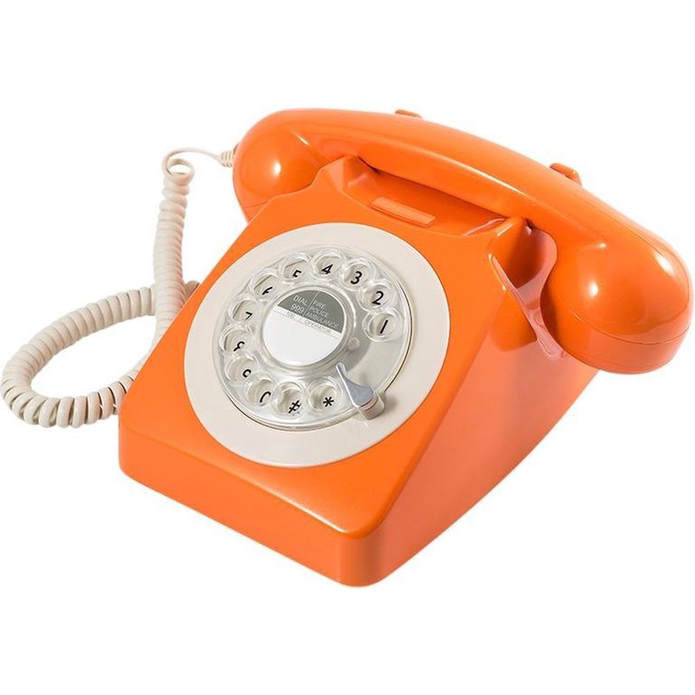 GPO 746 Draaischijf Retro Telefoon Rood