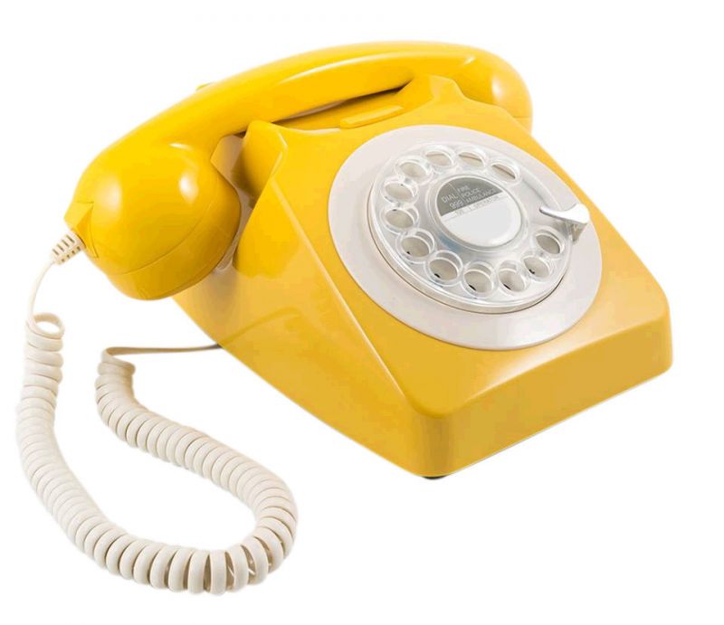 GPO 746 Draaischijf Retro Telefoon Rood