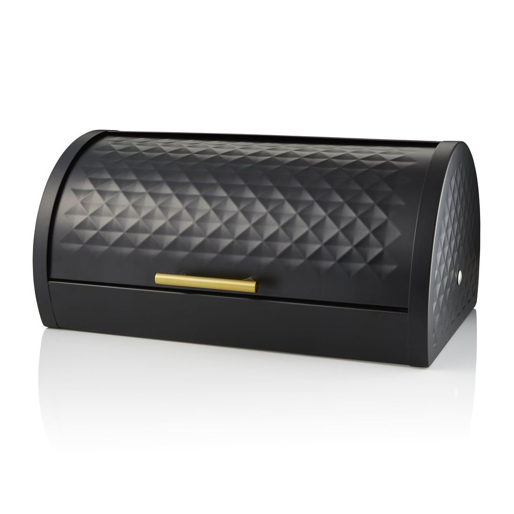 Swan Gatsby Retro Broodtrommel Roll-Top Zwart